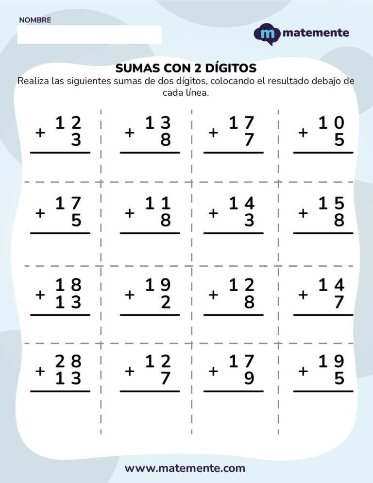 +18 Actividades de suma para primer grado ¡Descargables!
