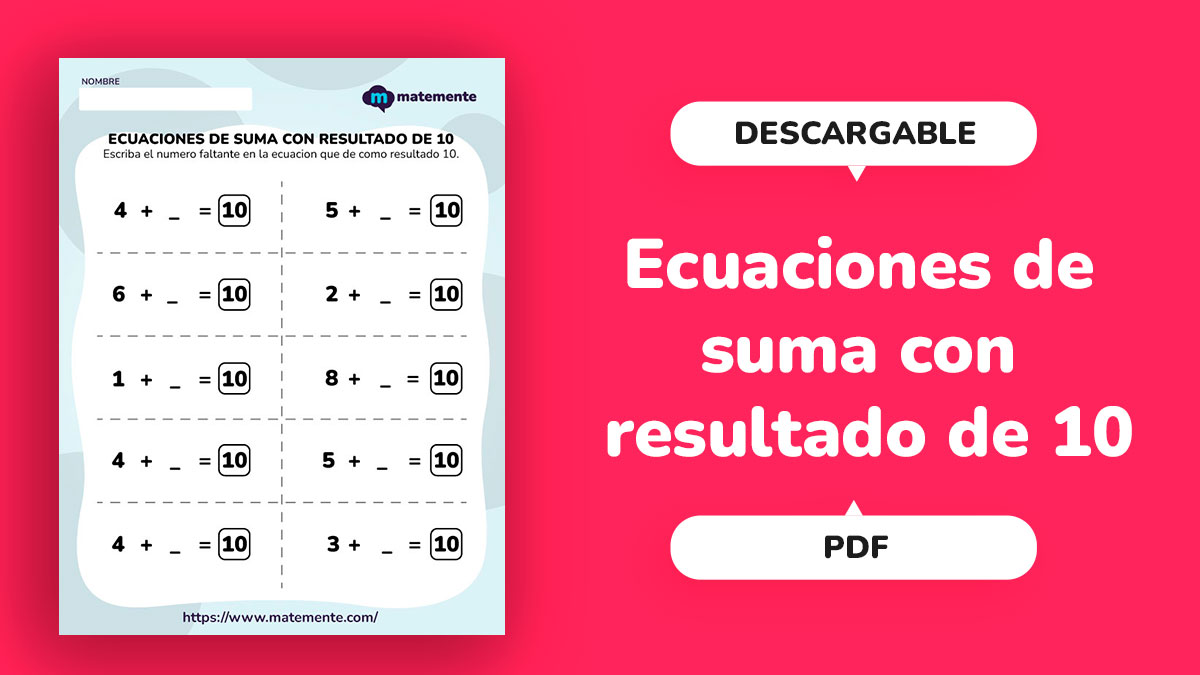 Suma o adición - Matemente